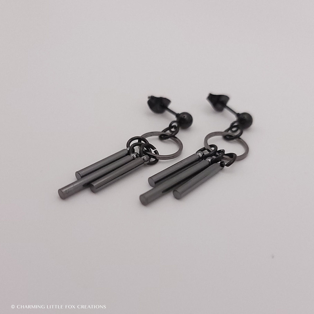 BTS Jim Idol Black Earring – Charming Little Fox